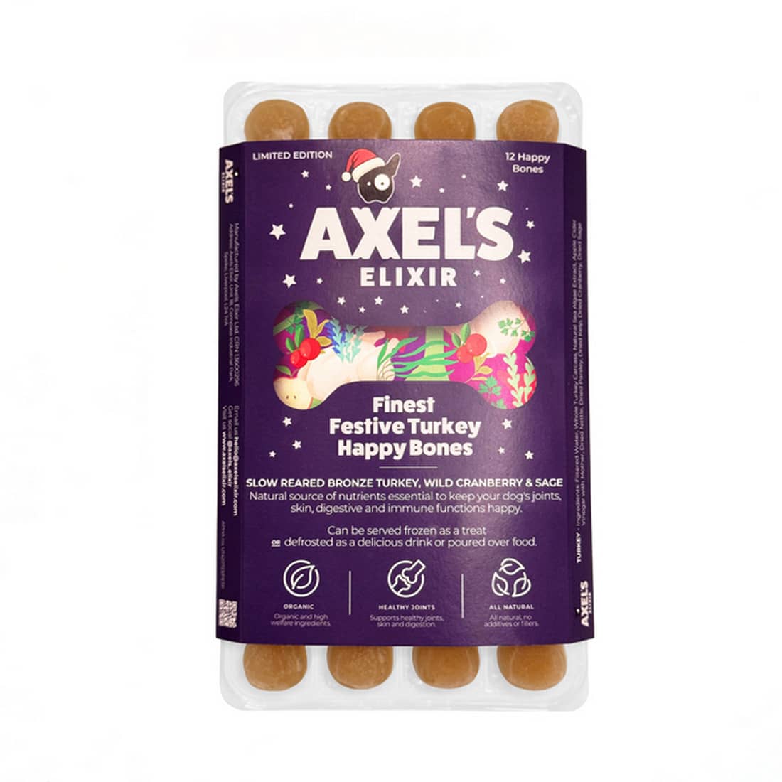 Axel's Elixir Festive Turkey Happy Bones – Animal Station Ltd