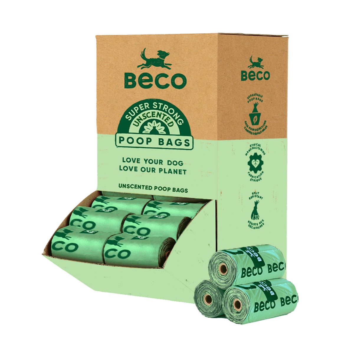 Beco Compostable Unscented Poop Bag Roll – Animal Station Ltd