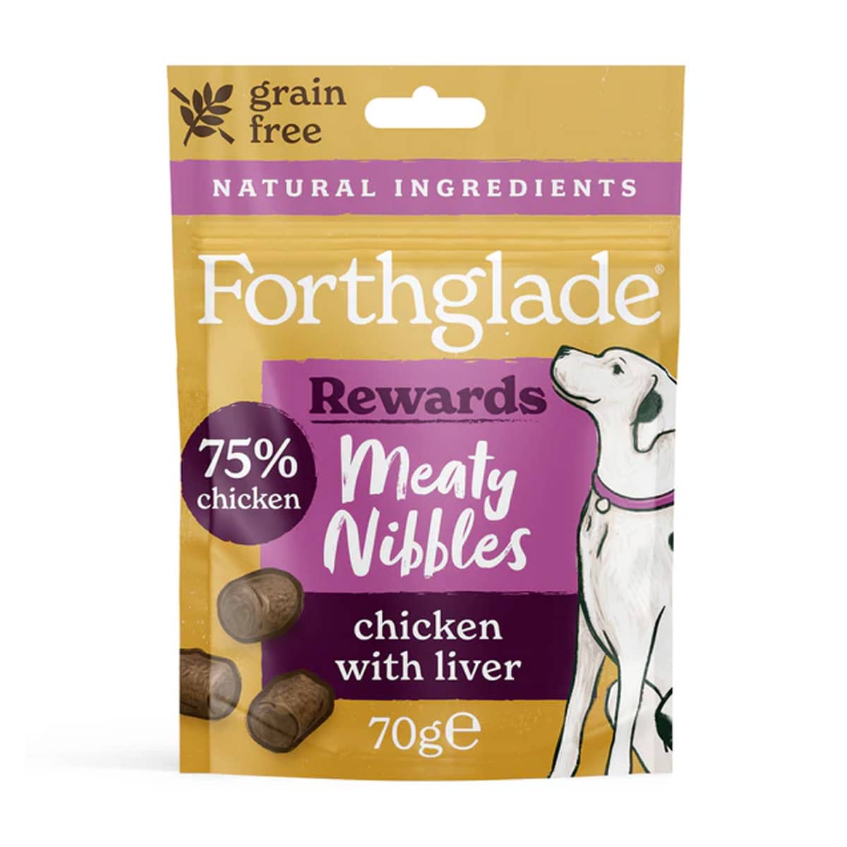 Forthglade Meaty Nibbles - Chicken With Liver 70g – Animal Station Ltd