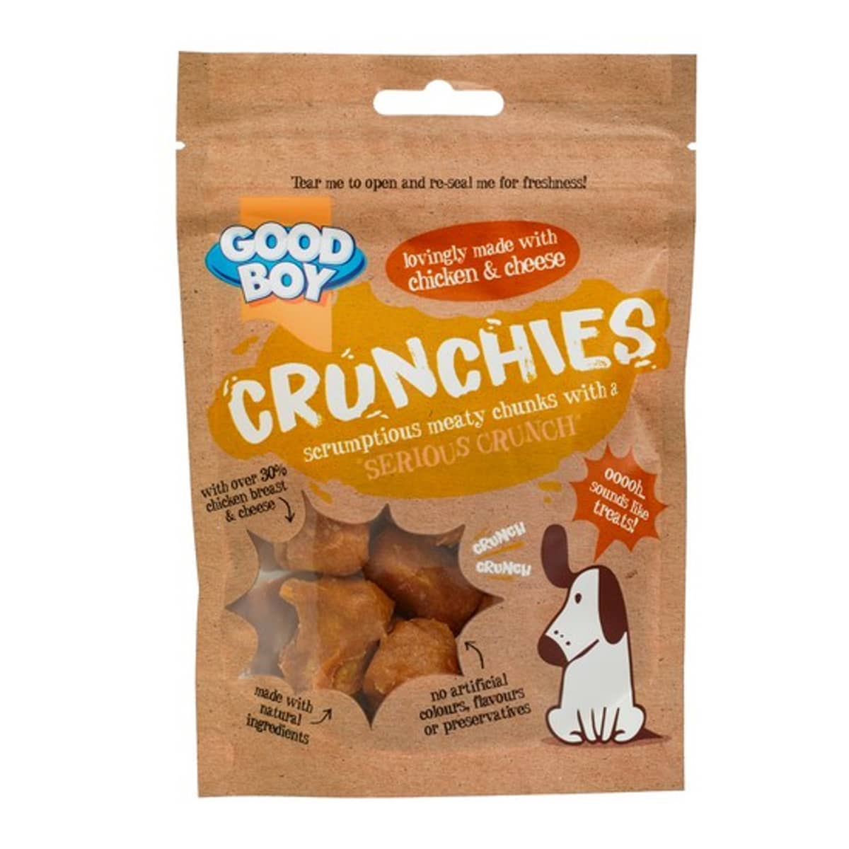 GoodBoy Crunchies Chicken & Cheese 54g – Animal Station Ltd