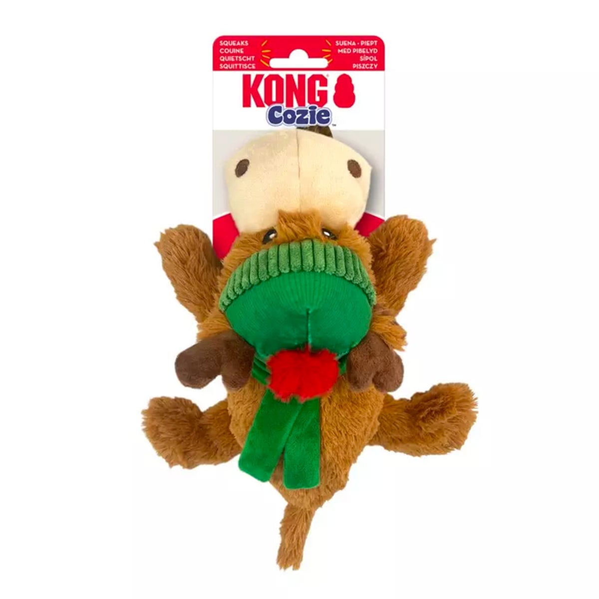 KONG Cozie Holiday Reindeer Dog Toy Medium – Animal Station Ltd