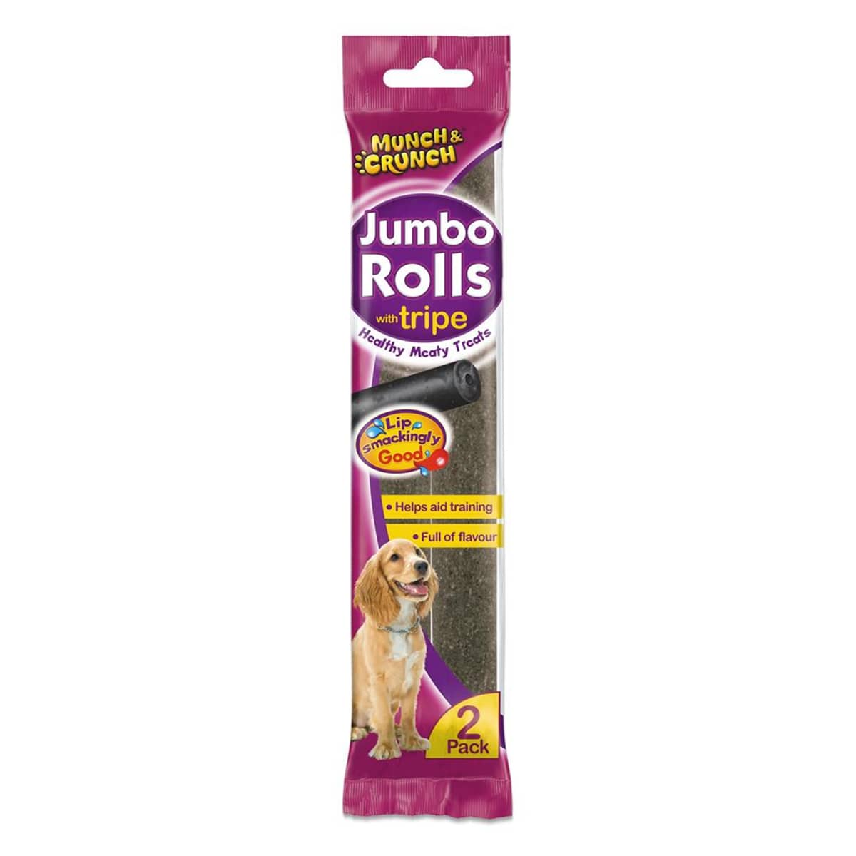 Munch & Crunch Jumbo Rolls With Tripe 2 Pack – Animal Station Ltd