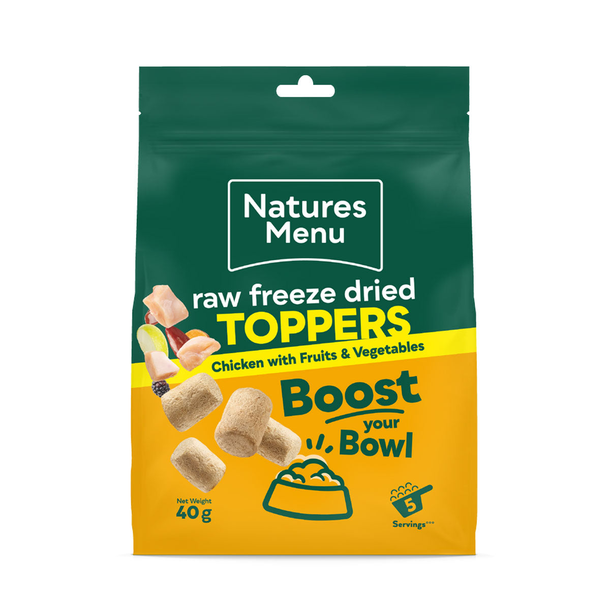 Natures Menu Freeze Dried Chicken Topper 40g – Animal Station Ltd