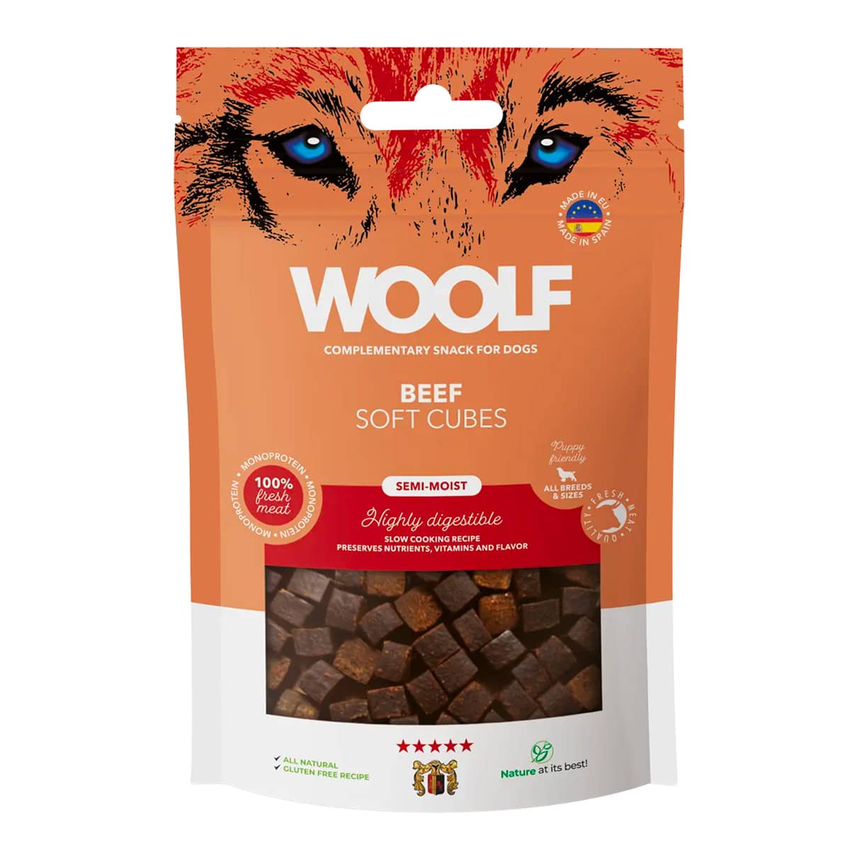 Woolf Beef Soft Cubes 100g – Animal Station Ltd