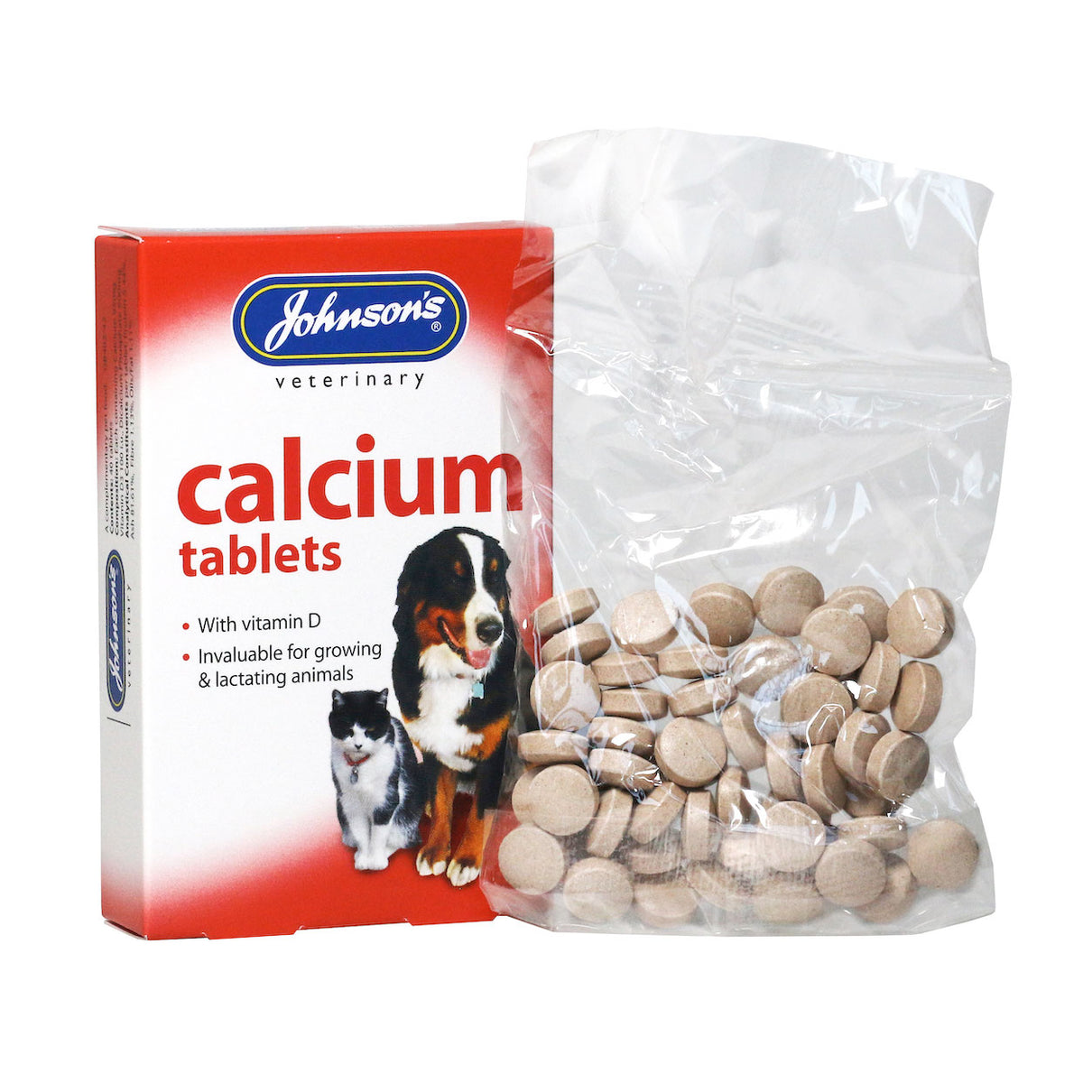 Johnson's Calcium Tabs 40 Tablets – Animal Station Ltd