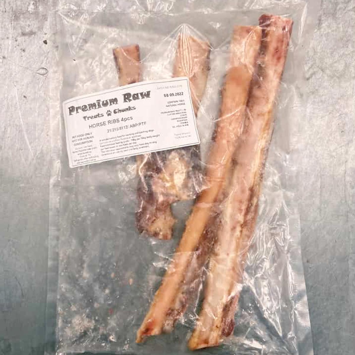 Premium Raw Horse Rib Bones 4pcs – Animal Station Ltd